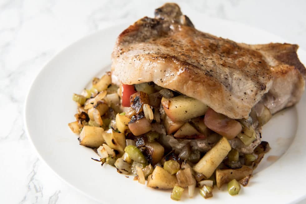 How to Make Stuffed Pork Chops - A Whole30 Dinner Recipe